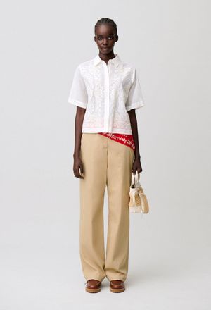 Claudie Pierlot Chemise coton broderie