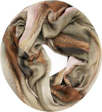 Glamexx24 Damen Loop Schal Sommer Schlauchschal Farbverlauf Rundschal Leicht Loopschal Halstuch