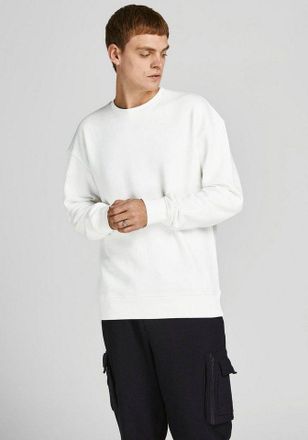 Jack & Jones Sweatshirt JJESTAR BASIC SWEAT CREW NECK NOOS Baumwollmischung, locker geschnitten