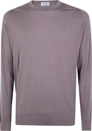 John Smedley Homme, Pulls, Beige, Taille: S Pulls &agrave; col rond