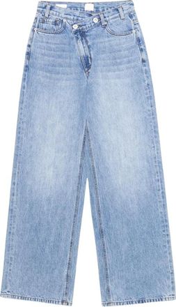 Gianni Lupo Femme, Jeans, Bleu, Taille: W27 Gld6005Q Wide Jeans
