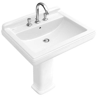 Villeroy & Boch Villeroy&boch - Hommage - Waschbecken mit &Uuml;berlauf, 75x58 cm, Wei&szlig; - 1 Hahnloch 710175R1