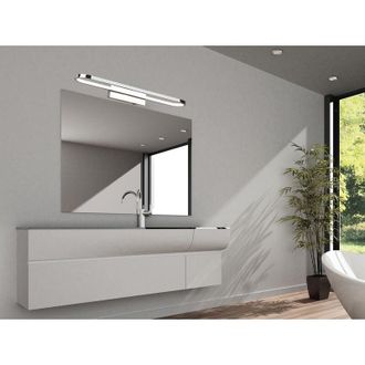 Trio Led Badezimmer Wandleuchte gianni in Chrom - Spiegelleuchte, Breite 60cm