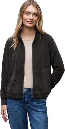 Street One 3227706 Veste structurée avec Fermeture éclair, Marron Ultra Profond, 48 Femmes