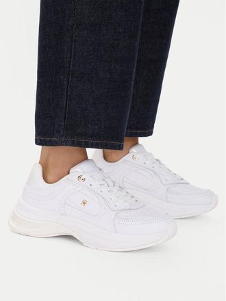 Tommy Hilfiger Sneakers Th Chic Runner Sneaker FW0FW09414 Wei&szlig;