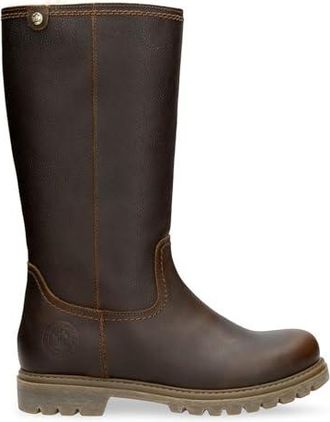 Panama Jack Bottes DHiver Hautes Imperméables en Cuir Marron Bambina Pour Femme de
