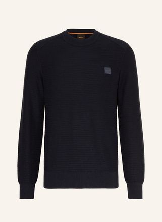 HUGO BOSS Pullover Anion blau