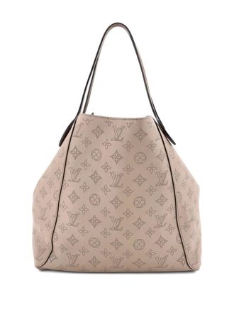 Louis Vuitton Hina Handbag Mahina Leather MM shoulder bag - Nude