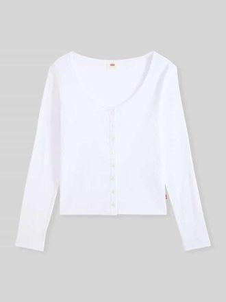 Levi's Slim Fit Langarmshirt aus Baumwoll-Mix Modell AUSTEN