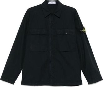 Stone Island Homme, Vestes, Bleu, Taille: 2XL Hooded Jersey