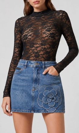Philipp Plein Jupe Femme couleur Denim