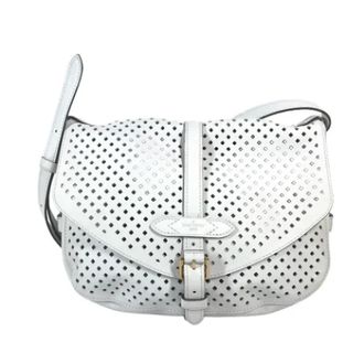 Louis Vuitton Sac bandouli&egrave;re vintage doccasion - Femme - Pre-owned - Blanc - Taille: ONE Size