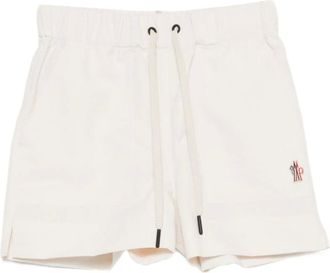 Moncler Femme, Shorts, Blanc, Taille: 38 FR Drawstring Shorts