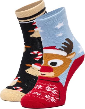 Jenny Fairy Lange Socken Jenny Fairy 4WB-005-AW23 (2-pack) Bunt