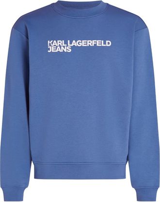 Karl Lagerfeld sweat à logo - Bleu