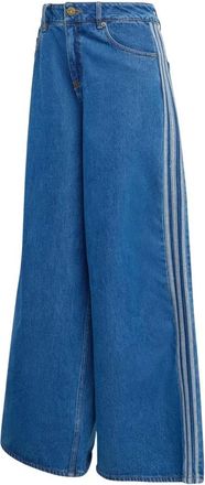 adidas Femme, Jeans, Bleu, Taille: W30 Firebird TP Wide Jeans