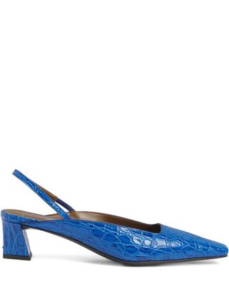 Giuseppe Zanotti escarpins Brendha Sabot 45 mm - Bleu