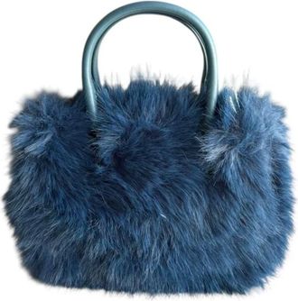M*BRC M*Brc, Femme, Sacs, Bleu, Taille: ONE Size Glam Handbag