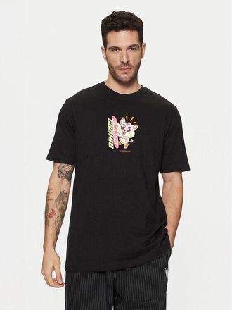 adidas T-Shirt Kawaii JP2675 Schwarz Regular Fit