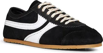 Dries Van Noten Black Suede and Leather Sneakers - Black