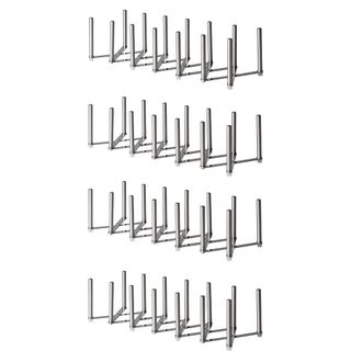 IKEA VARIERA Topfdeckel-Organizer, Edelstahl (Set von 4, B: 14,7 cm x H: 10,2 cm)