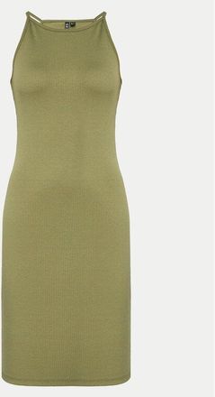 Pieces Strickkleid Ostina 17124786 Grün Slim Fit