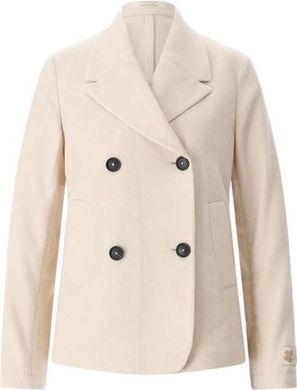 Massimo Alba Femme, Manteaux, Beige, Taille: 38 FR Double-Breasted Manteaux