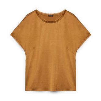 Fiorella Rubino Damen, Blusen & Hemden, Braun, XLGr&ouml;&szlig;e