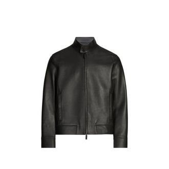 Emporio Armani Blouson en cuir dagneau