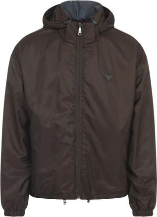 Prada Herren, Jacken, Braun, LGröße