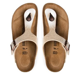 Birkenstock Zehentrenner Birkenstock Gizeh Bs 943873 Wei&szlig;