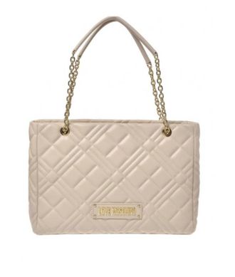 Love Moschino Damen Jc4145pp1mla0110 Shopping, Elfenbein