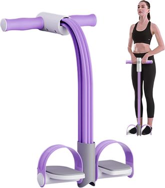 Generico Pedalspannseil: Gurt zum Z&auml;hlen der Stimme, Yoga-Ausr&uuml;stung f&uuml;r Fitness, Bauchmuskeltrainer, multifunktionales Bauchmuskel-Trainingsger&auml;t f&uuml;r Jugendli