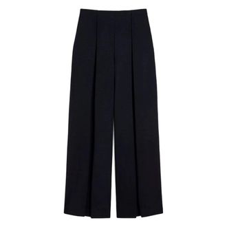 Max Mara Hose aus Schurwolle - - Trousers - Damen - Blau - M