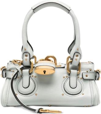 Chlo&eacute; Femme, Sacs, Bleu, Taille: ONE Size Small Paddington Bag