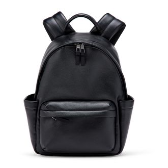Amazon Essentials Damen Kleiner Rucksack aus Kunstleder, Schwarz, Einheitsgr&ouml;&szlig;e