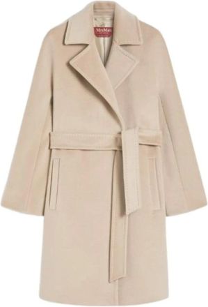 Max Mara Femme, Manteaux, Beige, Taille: 36 FR Scire Robe Coat