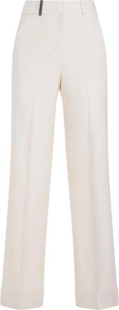 PESERICO Femme, Pantalons, Beige, Taille: 40 FR Wide Pantalons