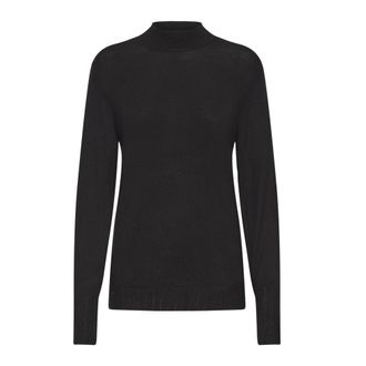 Ichi Ihmafa Turtle LS2 Strik 20124519 - - Knitwear - Damen - Schwarzk - L