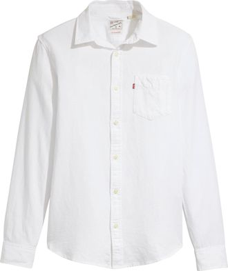 Levi's Herren Sunset 1-Pocket Standard Hemd,Bright White,L