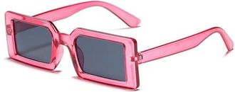 Generic Lunettes De Soleil Carr&eacute;es &Agrave; Petite Monture For Femmes, Sport For Hommes Et, For Lext&eacute;rieur La Conduite(Pink)