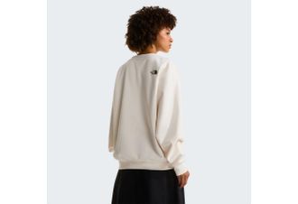 The North Face Sweatshirt W ESSENTIAL OVERSIZE CREW sportlicher Stil, aus Baumwolle und Polyester