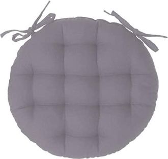 Atmosphera Coussin de Chaise Ronde Sylla Gris