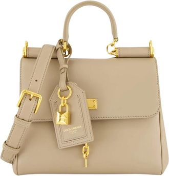 Dolce & Gabbana Femme, Sacs, Beige, Taille: ONE Size My Sicily Handbag