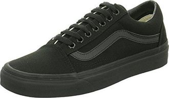 Vans Mixte Adulte Old Skool Sneaker, Black/Black, 42 EU