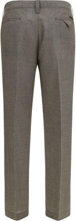 Prada Mens Brown Wool Oves Aries Pants