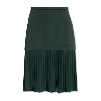 Lacoste Rock mit plissiertem Saum - - Skirts - Damen - Gr&uuml;n - XS