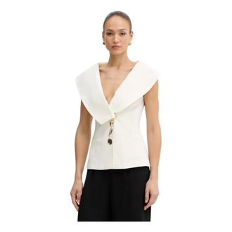 Simona Corsellini Damen, Jacken, Beige, XSGr&ouml;&szlig;e