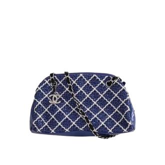 Chanel Pre-owned Just Mademoiselle Schultertasche - - Pre-owned - Damen - Blau - ONE SIZE