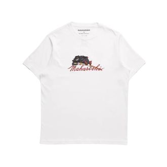 maharishi Ninjutsu besticktes wei&szlig;es T-Shirt - - Tops - Damen - Wei&szlig; - XS